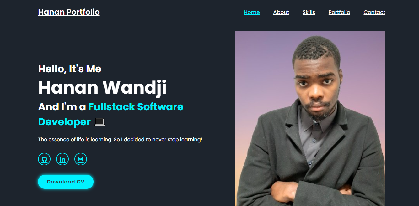 Responsive Portfolio of Hanan
